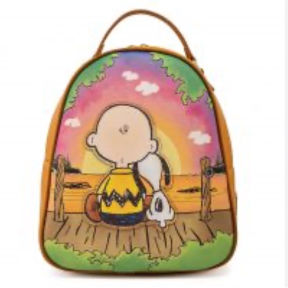 Loungefly | Bags | Loungefly Peanuts Snoopy And Charlie Brown Sunset ...